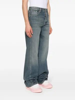 LANVIN Mid-rise Straight-leg Jeans - Blue