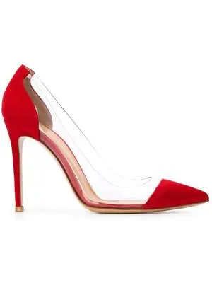 GIANVITO ROSSI Plexi' Pumps - Red