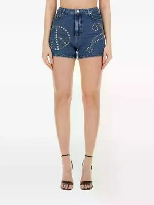 Moschino Jeans Button Detailed Shorts For Women