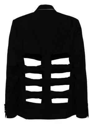 WALTER VAN BEIRENDONCK Cut-out Wool Blazer