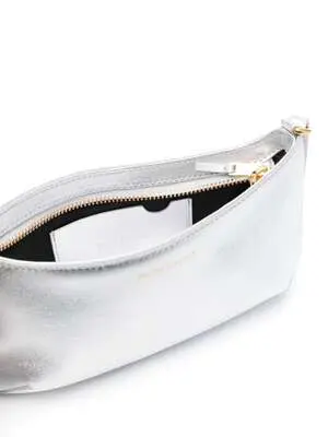 Palm Angels Giorgina Metallic Shoulder Bag - Silver