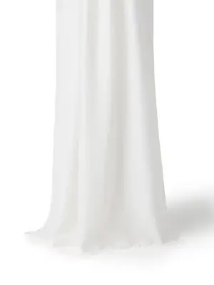 Brunello Cucinelli Frayed-hem Oversized Scarf - White