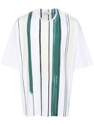 LANVIN Striped Cotton T-shirt