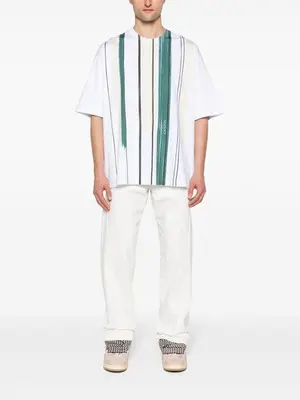 LANVIN Striped Cotton T-shirt