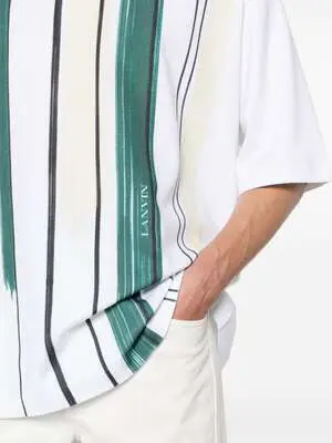 LANVIN Striped Cotton T-shirt