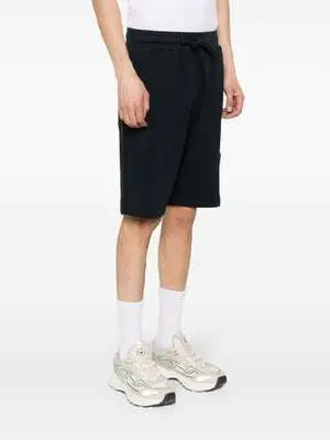 Stone Island Compass Cotton Bermuda Shorts - Blue
