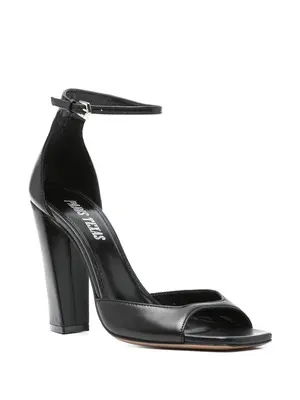 Paris Texas Grace 110mm Sandals - Black