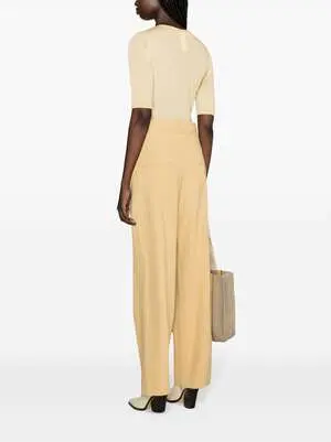 Fabiana Filippi Short-sleeve Sweater - Yellow