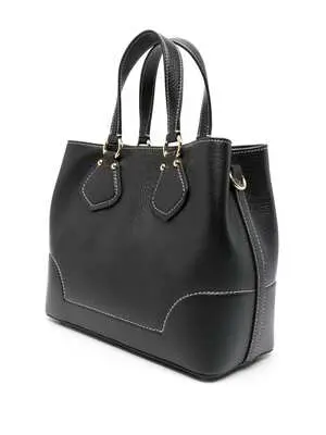 LANCEL Neo Izy Leather Tote Bag - Black
