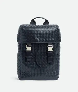 Bottega Veneta Intrecciato Flap Backpack