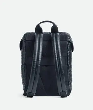 Bottega Veneta Intrecciato Flap Backpack