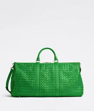 Bottega Veneta Large Intrecciato Duffle Parakeet