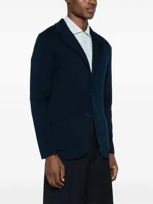 LARDINI Single-breasted Cotton Blazer