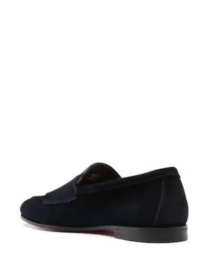 Santoni Suede Monk Shoes