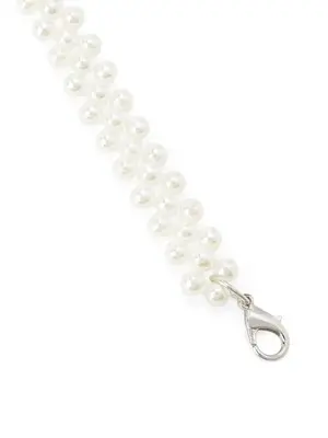 HZMER JEWELLERY Faux-pearl Chain Necklace