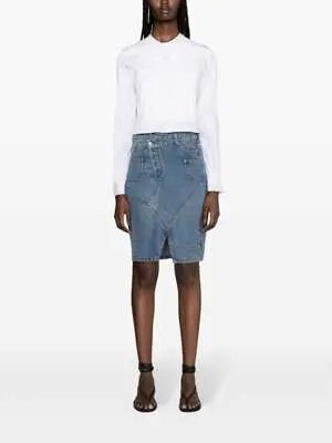 Zadig&Voltaire Jinko Denim Midi Skirt