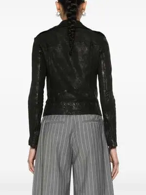 SALVATORE SANTORO Leather Biker Jacket