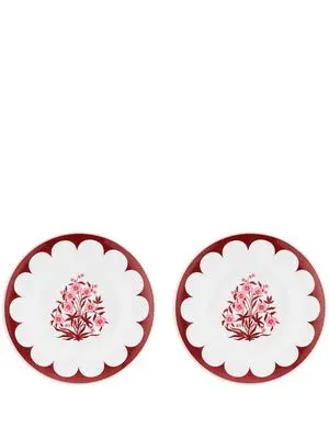 AQUAZZURA CASA Jaipur Soup Plates - Red