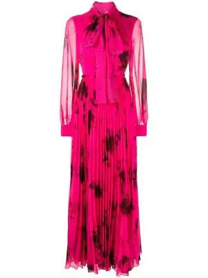 Erdem Tie Neck Dresses