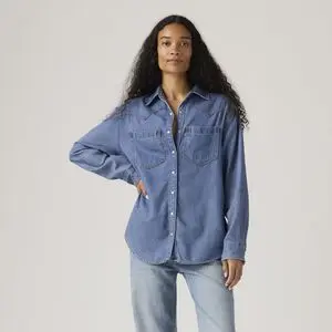 LEVI'S Teodora Western Chambray Shirt - Going Steady