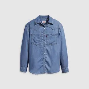LEVI'S Teodora Western Chambray Shirt - Going Steady