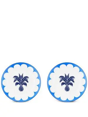 AQUAZZURA CASA Jaipur Dessert Plates - Blue