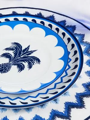 AQUAZZURA CASA Jaipur Dessert Plates - Blue