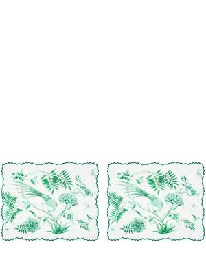 AQUAZZURA CASA Secret Garden Placemats - White