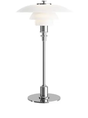 Louis Poulsen Ph 2/1 Brass Table Lamp - White