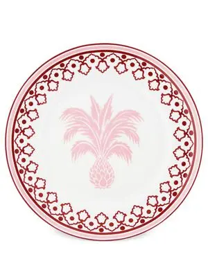 AQUAZZURA CASA Jaipur Porcelain Charger Plate - Red