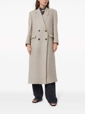 Brunello Cucinelli Double-breasted Linen Coat