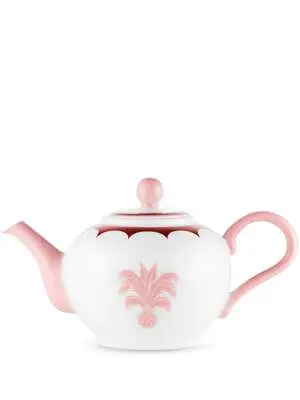 AQUAZZURA CASA Jaipur Porcelain Teapot - Red