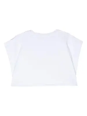 DONDUP Logo-patch Cropped Top