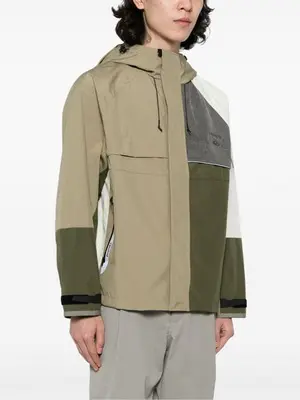 CROQUIS Colour-block Hooded Windbreaker