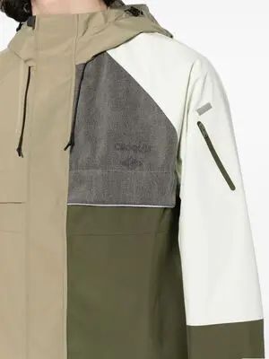 CROQUIS Colour-block Hooded Windbreaker