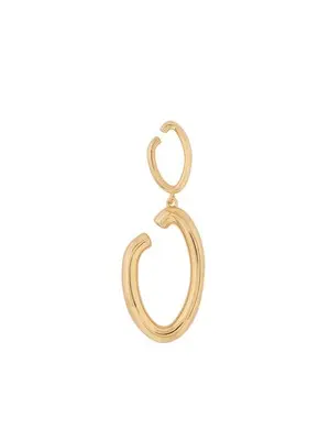 Oscar De La Renta O Drop Earrings - Gold