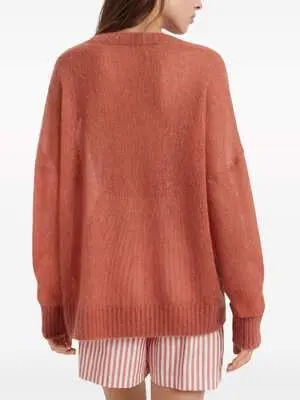 Brunello Cucinelli V-neck Open-knit Jumper