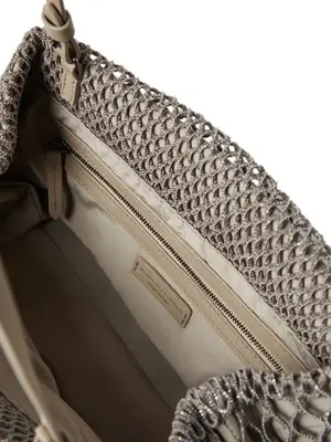 Brunello Cucinelli Monili Chain Mesh Shoulder Bag