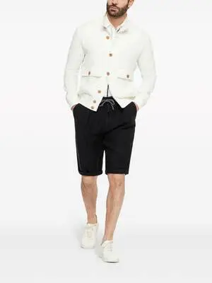 Brunello Cucinelli Drawstring Track Shorts - Black