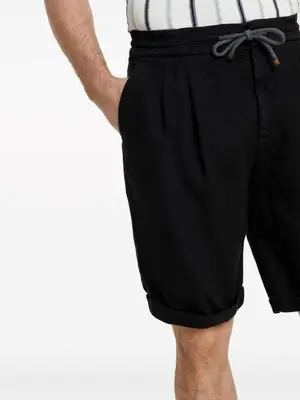 Brunello Cucinelli Drawstring Track Shorts - Black
