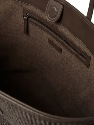 Brunello Cucinelli Woven Tote Bag