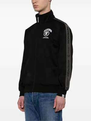 AAPE BY *A BATHING APE Logo-embroidered Zip-up Jacket