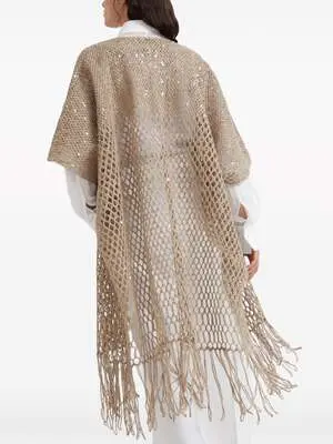 Brunello Cucinelli Macramé Cardigen-coat