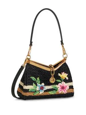 Etro Vela Floral-embroidered Crossbody Bag