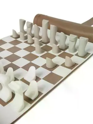 Brunello Cucinelli Two-tone Leather Chess Set