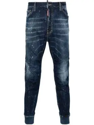 Dsquared2 Distressed Slim-fit Track Jeans