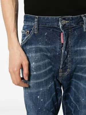 Dsquared2 Distressed Slim-fit Track Jeans