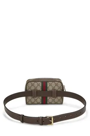 Gucci Original Gg Supreme Ophidia Belt Bag - Brown