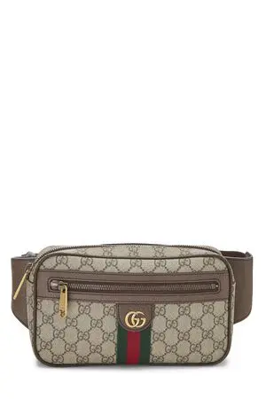 Gucci Original Gg Supreme Ophidia Belt Bag - Brown