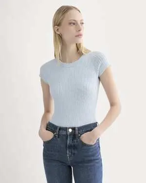 Everlane Cozy Rib T-shirt - Skywriting